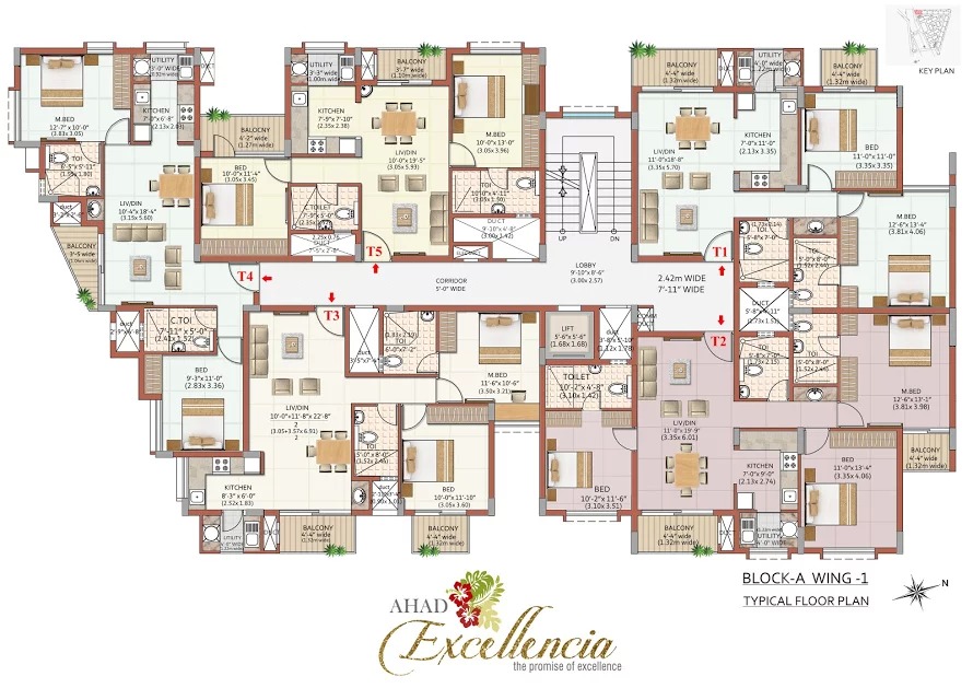 Block A Floor Plans | Ahad Excellencia