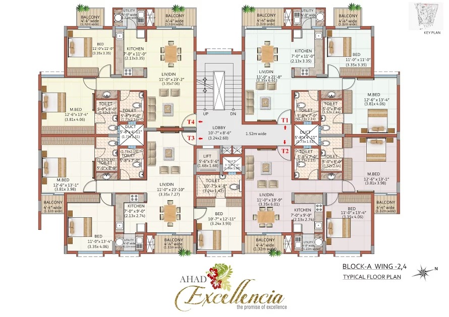 Block A Floor Plans | Ahad Excellencia