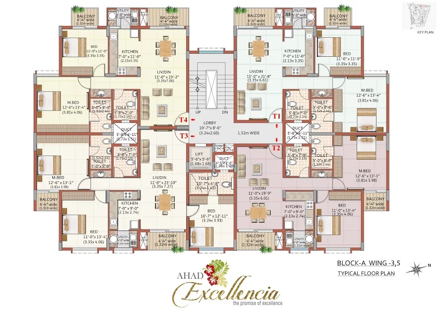 Block A Floor Plans | Ahad Excellencia
