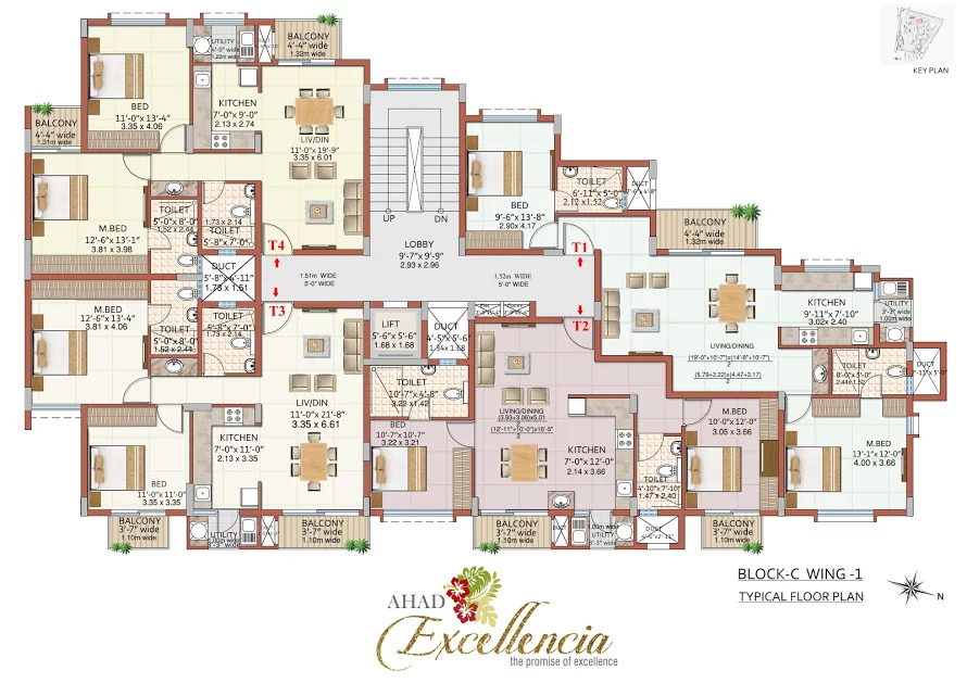 Block A Floor Plans | Ahad Excellencia