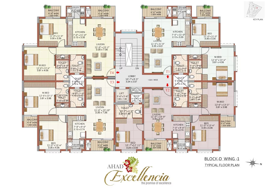 Block A Floor Plans | Ahad Excellencia