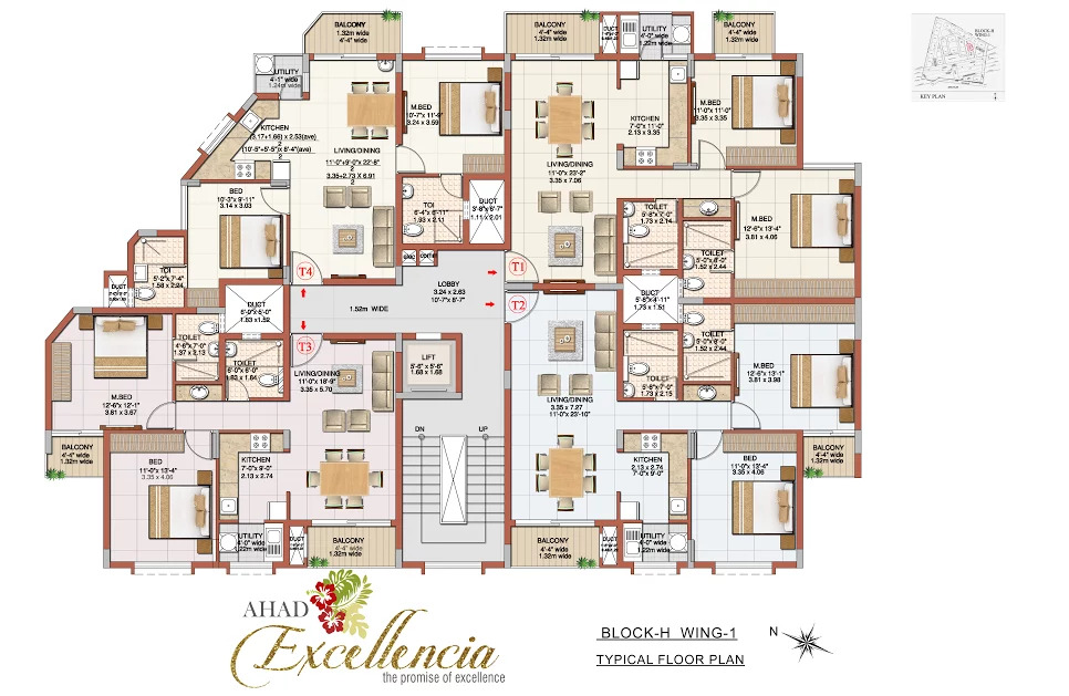Block A Floor Plans | Ahad Excellencia
